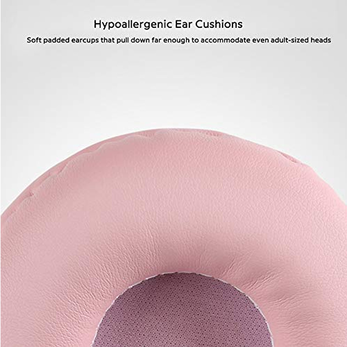 Aresrora Wireless Bluetooth Kids Headphones, Cat Ears Bluetooth Over Ear Headphones Volume Limiting,LED Lights, FM Radio, TF Card, Aux, Mic for iPhone/iPad/Kindle/Laptop/PC/TV (Purple)