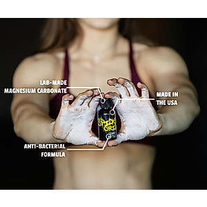 SPIDER CHALK 2oz Liquid Chalk for Gym, Weightlifting, Rock Climbing, Powerlifting. Lab-Grade, Safe Ingredients, Made in The USA