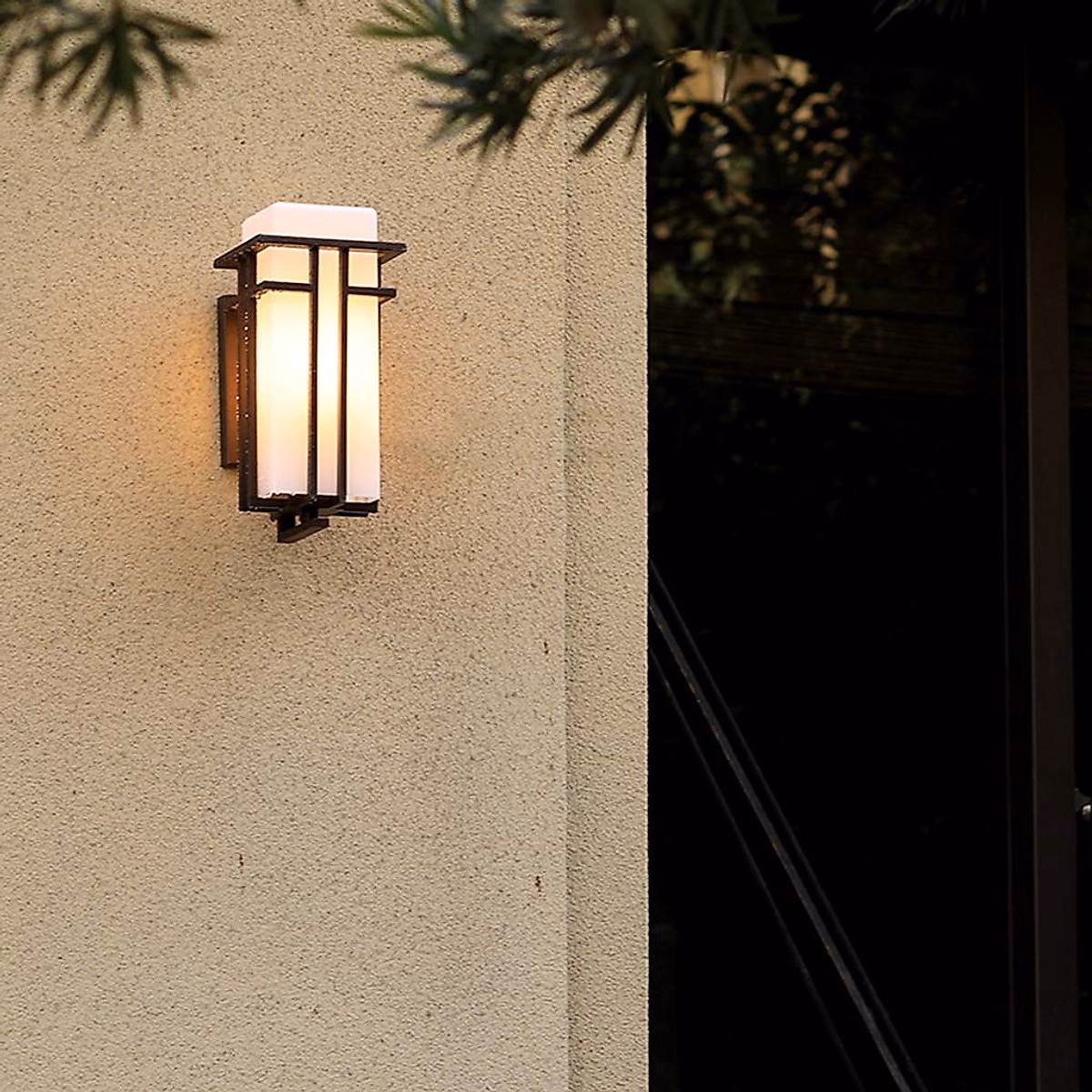 Outdoor Wall lamp Home Garden lamp - Waterproof Design, Environmental Protection and Energy Saving, Modern Minimalist Outdoor Lighting Balcony Aisle Wall lamp E27 Screw (excluding Light Source)