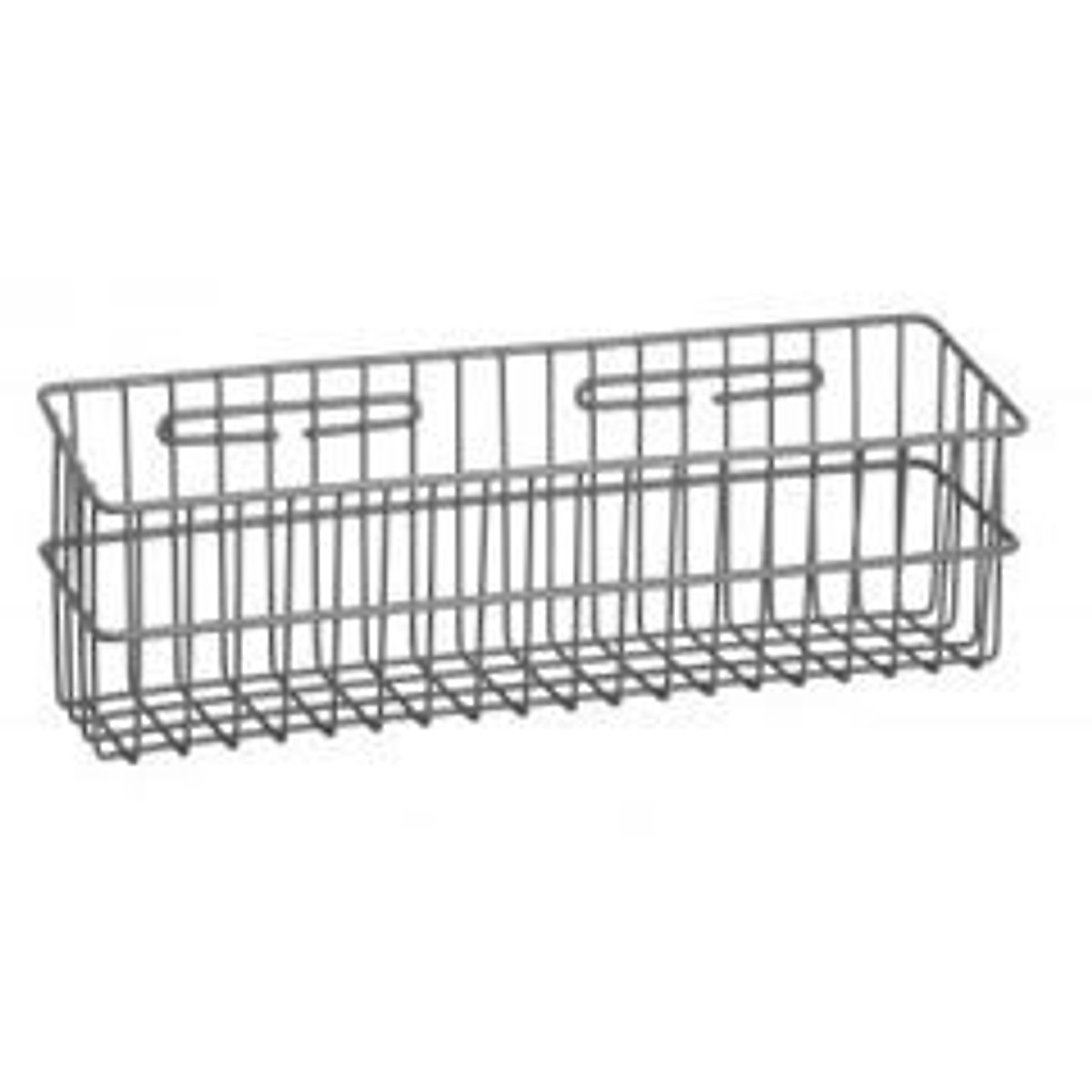 R&B Wire 2250 19.5 in. L x 6 in. W x 4.5 in. D Metal Medical Storage Basket