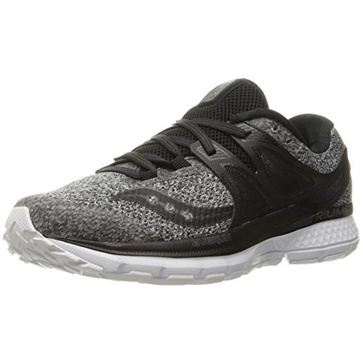 Saucony Women's Triumph ISO 3 LR Running Shoe, Grey/Black, 6.5 M US