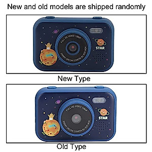 Vifemify Digital Kids Camera 3.5in HD Eye Protection Screen Player Photography Toy Birthday Gift for Children Cameras for Kids (Blue)