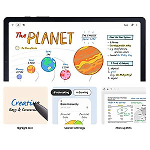 Samsung Galaxy Tab S6 Lite 10.4’’ Touchscreen (2000x1200) WiFi Tablet, Octa Core Exynos 9610 Processor, 4GB RAM, 64GB Memory, 5MP Front and 8MP Rear Camera, Bluetooth, Android 10 w/S Pen & Cover