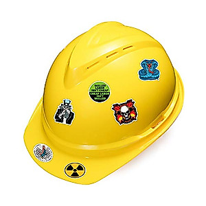 105pcs Pack Hard Hat Stickers, Funny Sticker for Helmet Hood Hardhats Tool Box Car, Gifts for Men Adult Essential Worker Welder Construction Union Military Electrician, American Patriotic Vinyl Decals
