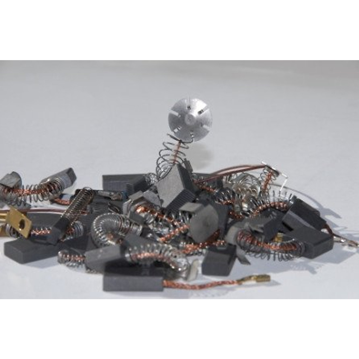 Buildalot Specialty Carbon Brushes 0746_Miller Falls_800 for Miller Falls Saw 800 - With Spring, Cable and Connector