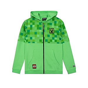 Minecraft Minecraft Merchandise Boys Green 7 Hoodie