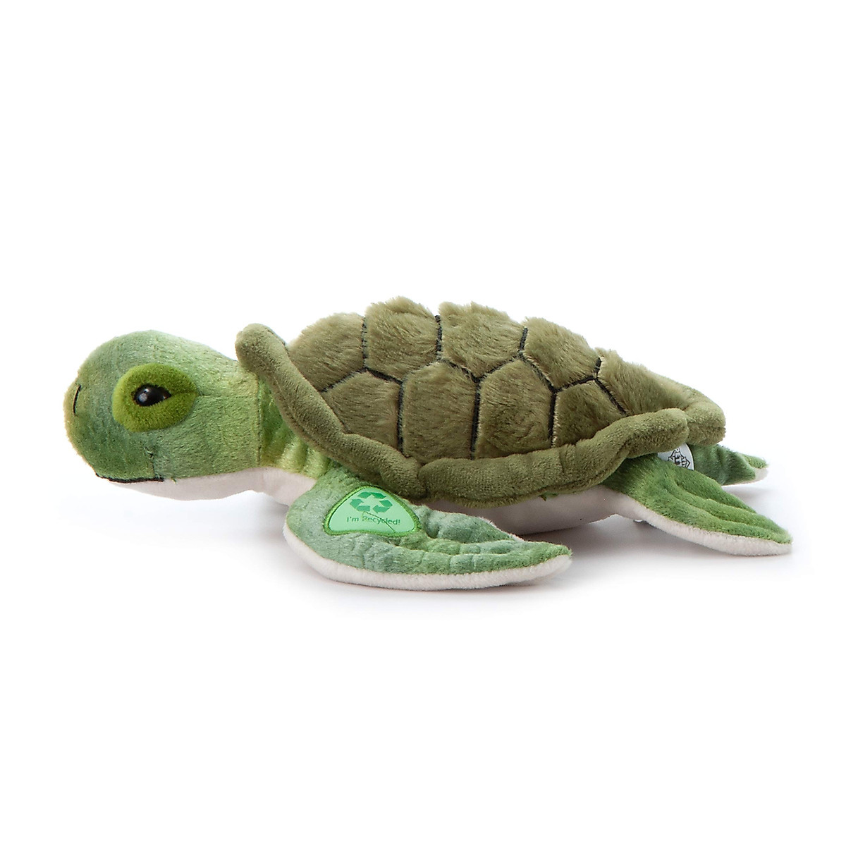 The Petting Zoo, Conservation Sea Turtle Stuffed Animal, Gifts for Kids, Baby Sea Turtle Plush Toy 10 inches