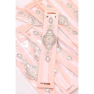 Missgrace Flower Gilr Silver Crystal Rhinestones Headband Wedding Hair Accessories Hair Jewelry for Wedding and Girls