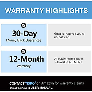 TISRO Led Strip Lights 50ft, Led Lights for Bedroom with Remote and Bluetooth App Control, Music Sync RGB Color Changing Led Light Strips for Room, Bedroom, Kitchen