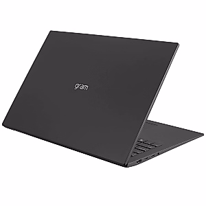 LG gram (2022) 17Z90Q Ultra Lightweight Laptop, 17" (2560 x 1600) IPS Display, Intel Evo 12th Gen i7 1260P Processor, 32GB LPDDR5, 2TB NVMe SSD, FHD Webcam, WiFi 6E, Thunderbolt 4, Windows 11, Black