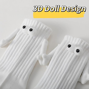 SLOUFIOL Holding Hands Cute Socks Magnetic Connection Doll Funny Christmas Birthday Gifts Idea