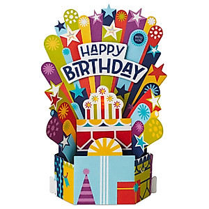 Hallmark Paper Wonder Pop Up Birthday Card with Music (Birthday Cake, Happy by Pharrell Williams)