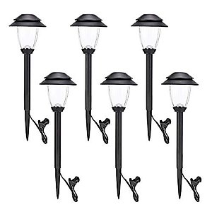 HECARIM Low Voltage Path Lights, 6 Pack Outdoor Landscaping Path Light, Low Voltage Garden Lights, Waterproof LED Landscape Lights for Walkway, Pathway, Lawn, Yard and Driveway
