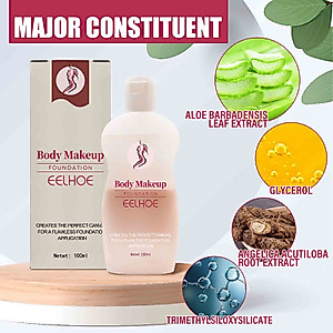 BodyBlendz Body Makeup Waterproof Foundation, Leg And Body Makeup Waterproof Foundation Covers Up Scar Blemishes Spots, Foundation With High Coverage, Long-Lasting, Evens Skin Tone (1PC)