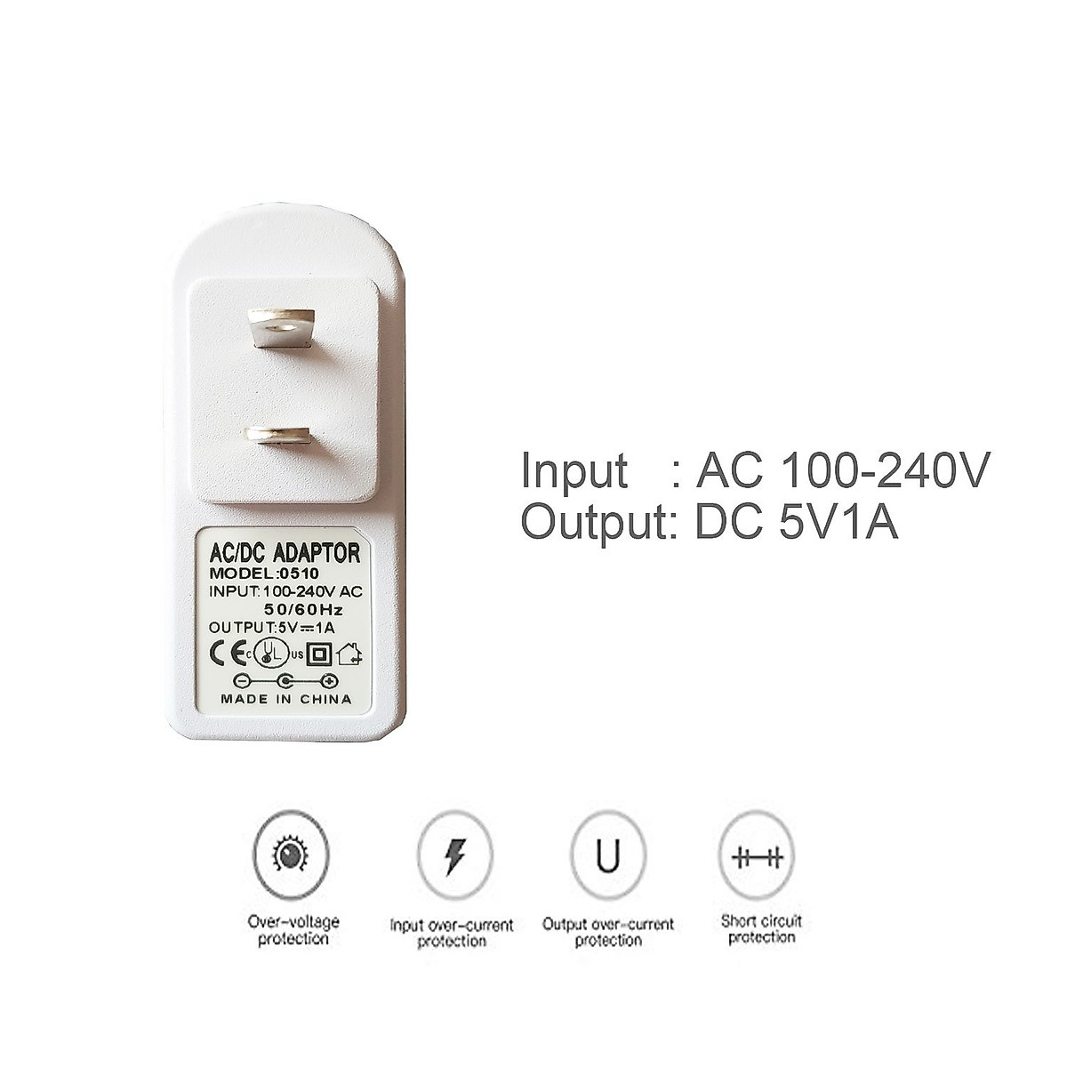 for Infant Optics DXR-8 Baby Monitor Charger Power Cord Replacement Adapter Supply 5V, 6.6Ft.