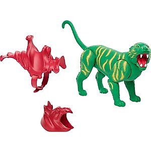Masters of the Universe Origins Battle Cat 6.75-in Action Figure, He-Man's Loyal Tiger-like Eternian Creature for MOTU Storytelling Play and Display with Origins 5.5-in Figures, Gift for Kids Age 6+