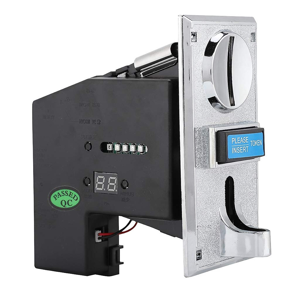 Hakeeta Smart Slot, Multi Acceptor Selector Slot for Arcade Game, Vending Machine,Game Slot Machine etc.