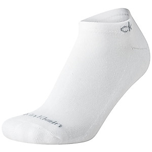 Calvin Klein Women's Athletic Socks - Lightweight Performance No Show Socks (12 Pack), Size Shoe Size 4-10, BlackWhiteGrey
