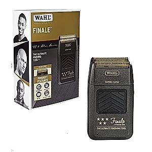 Wahl Professional 5 Star Series Finale Finishing Tool #8164 - Comes with a Travel/Storage Case - Great for Professional Stylists and Barbers - Super Close - Black