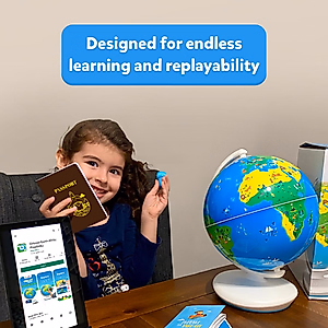 PlayShifu Educational Globe for Kids - Orboot Earth (Globe + App) Interactive AR World Globe | 400 Wonders, 1000+ Facts | STEM Toy Gifts for Kids 4-10 Years | No Borders, No Names on Orboot Globe