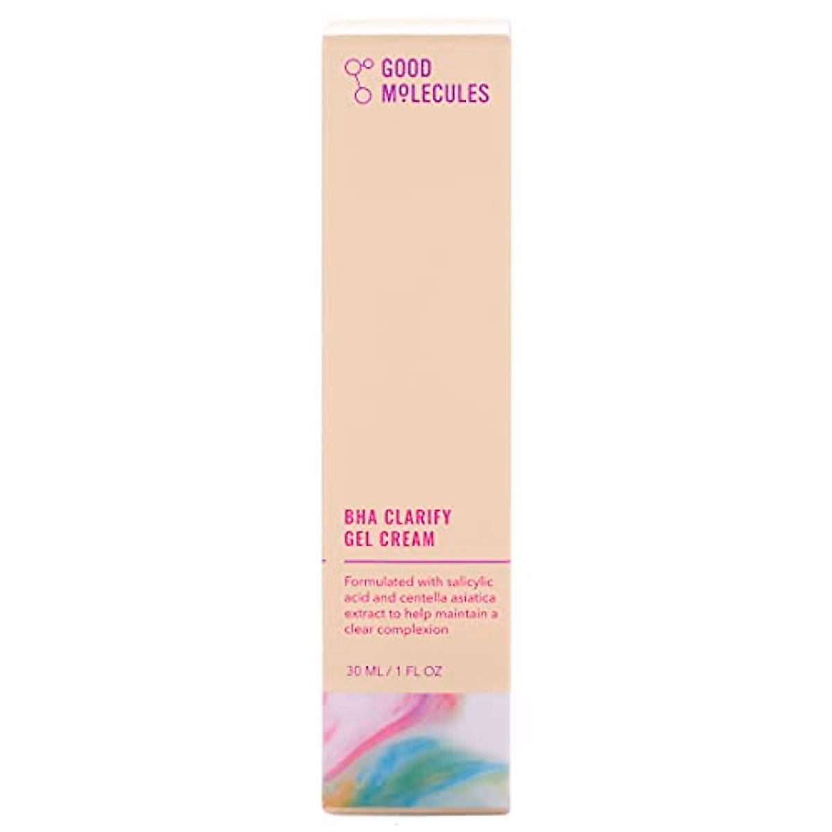 Good Molecules BHA Clarifying Gel Cream 30ml/1oz - Facial Cream with Salicylic Acid, Green Tea, and Gotu Kola Extract Soothe and Hydrate Skin - Fight Blemishes, Breakouts, and Irritations