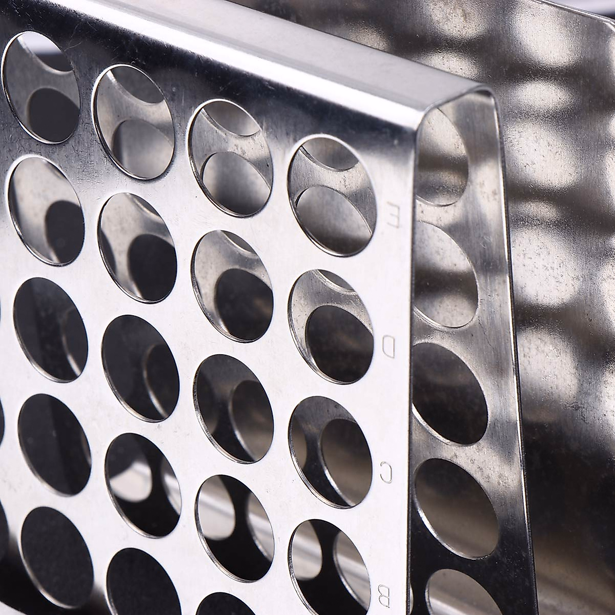 ULTECHNOVO Test Tube Holder, Test Tube Rack Z Shaped Stand Supply Lab Equipment Storage Rack for Lab Students, Holds 30