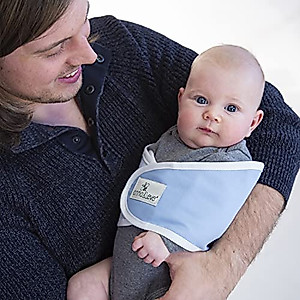 Anna & Eve - Baby Swaddle Strap, Adjustable Arms Only Wrap for Safe Sleeping - Large Size Fits Chest 16 to 20.5, Grey