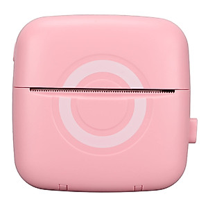 Sanpyl Mini Printer, 200DPI Resolution Inkless Thermal Printer, Ergonomic Lightweight Portable Printer for Home Office Travel Gift(Pink)