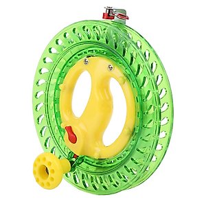 Fishing Line Reel, ABS Multifunction Sea Fishing Wheel Hand Wire Wrapping Fly Line Fishing Reel Accessory (Green)