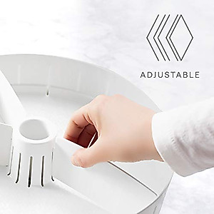 YouCopia SinkSuite Under Sink Turntable with Adjustable Dividers, Lazy Susan Organizer for Kitchen or Bathroom Storage