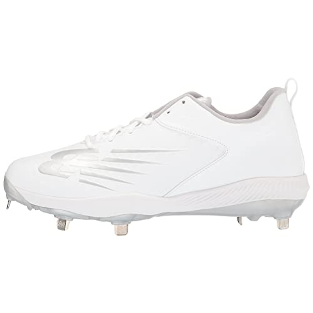 New Balance Women's FuelCell Fuse V3 Metal Softball Shoe, White/White, 8