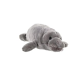 Wild Republic Manatee Plush, Stuffed Animal, Plush Toy, Gifts for Kids, Cuddlekins 10 Inches
