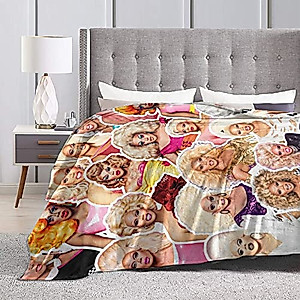 Blanket RuPaul Drag Race Soft and Comfortable Warm Fleece Blanket for Sofa,Office Bed car Camp Couch Cozy Plush Throw Blankets Beach Blankets
