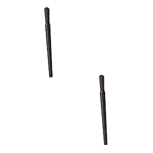 Zerodeko 2pcs Coffee Powder Brush Espresso Coffee Machine Espresso Grinder Coffee Ground Espresso Roast Ground Coffee Household Cleaning Coffee Grinder Clean Brushes Tea Scoop Black Plastic