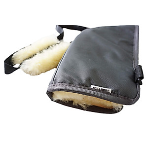 MILABERT Genuine Sheepskin Elbow Protector | Wool Elbow Protector | Elbow Injury Support | Natural Healing | Elbow Support | One Size Unisex