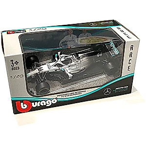 Bburago Mercedes AMG Petronas F1 W07 Hybrid Lewis Hamilton #44 Diecast Car 1:43
