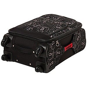 American Tourister Disney Softside Luggage with Spinner Wheels, Mickey Mouse Multi-Face, 21-Inch