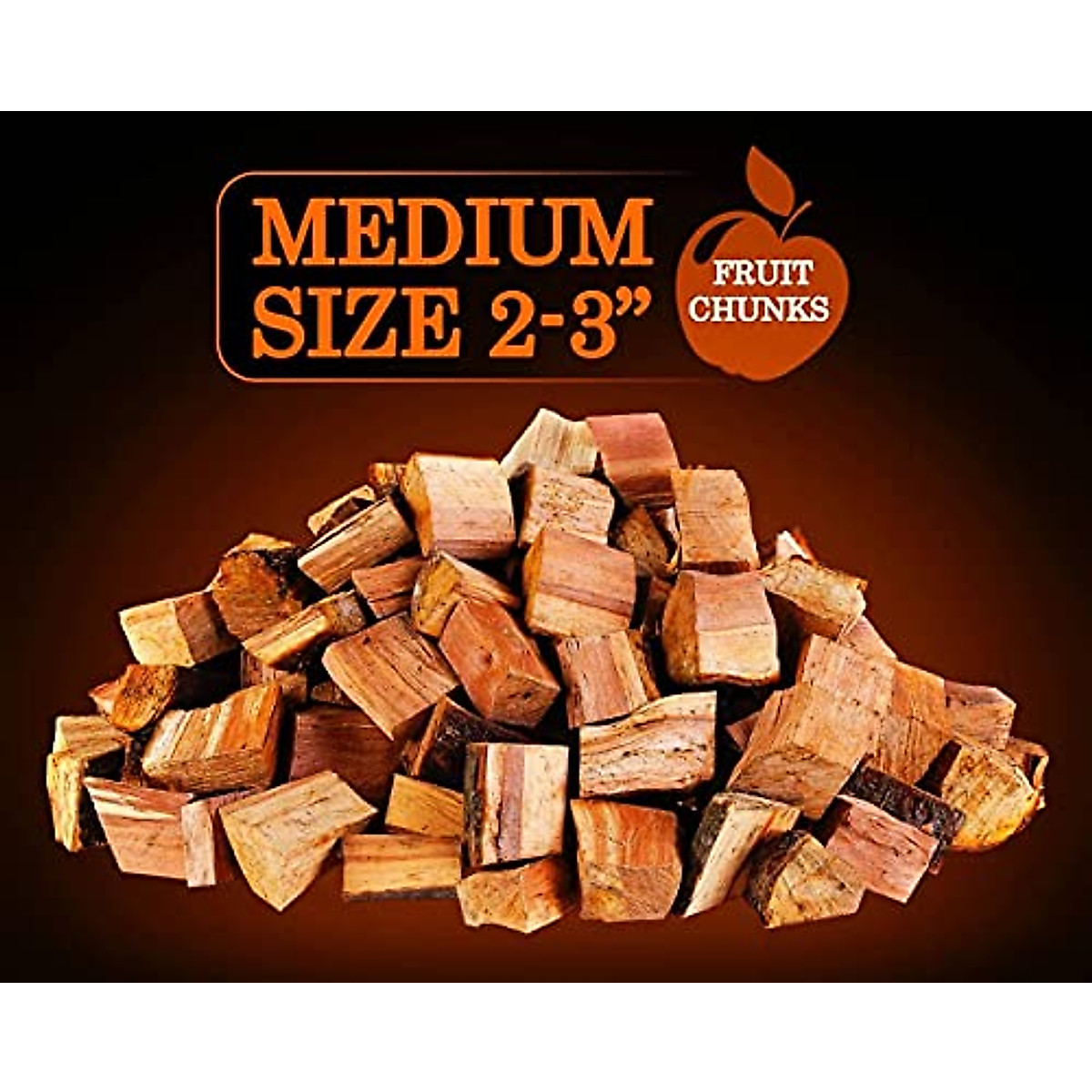Fire Starter 60+ pc XXL Size - Сharcoal fire Starters - Better Than Lighter Cubes and Firestarter Squares and Zorestar Apple Wood Chunks - 10-12lb of Smoking Wood for Grilling and BBQ