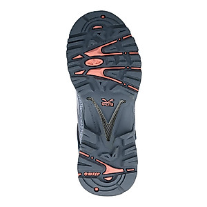 Hi-Tec Women's Tactical Boots Hiking, Dk Turquoise Blue Pink, 8