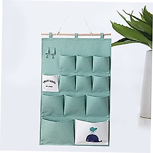 Levemolo Hanging Bag Storage Bags Wall Hanging Bag Wall Baskets Hanging Bag Wall Storage Supplies Fabric Door Green Baby High Capacity Storage Bag Wall Wall Storage Bag