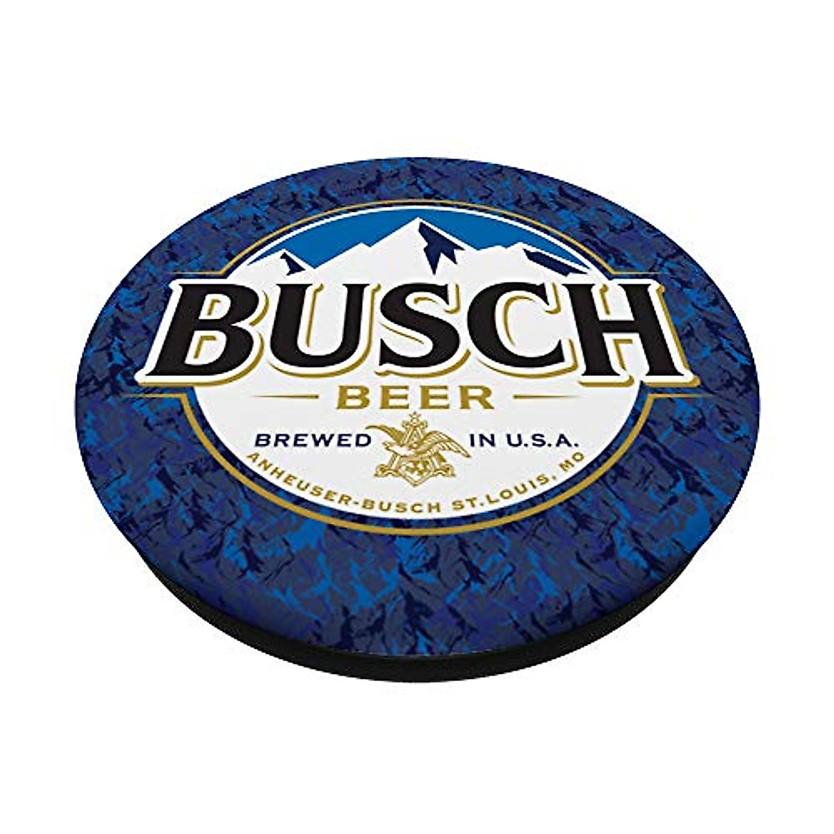 Busch Blue Camo PopSockets Stand for Smartphones & Tablets PopSockets PopGrip: Swappable Grip for Phones & Tablets