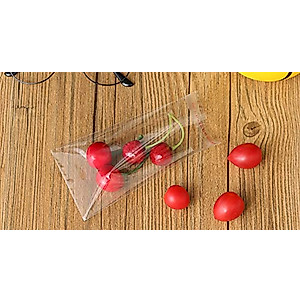 100Pcs 4.5" x 5.5" Clear Cello/cellophane Self-adhesive Sealing Treat Bags Gift Packing Supplies For Bakery Candle Cookie