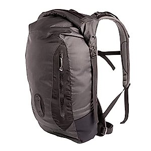 Sea to Summit Rapid Drypack 26-Liter Daypack for Hiking, Biking, and Traveling, Black