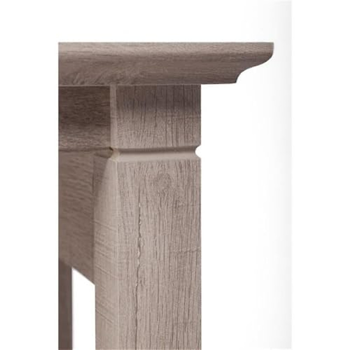 Bush Furniture Key West 54W Computer Desk with 2 Drawer Lateral File Cabinet and 5 Shelf Bookcase in Washed Gray