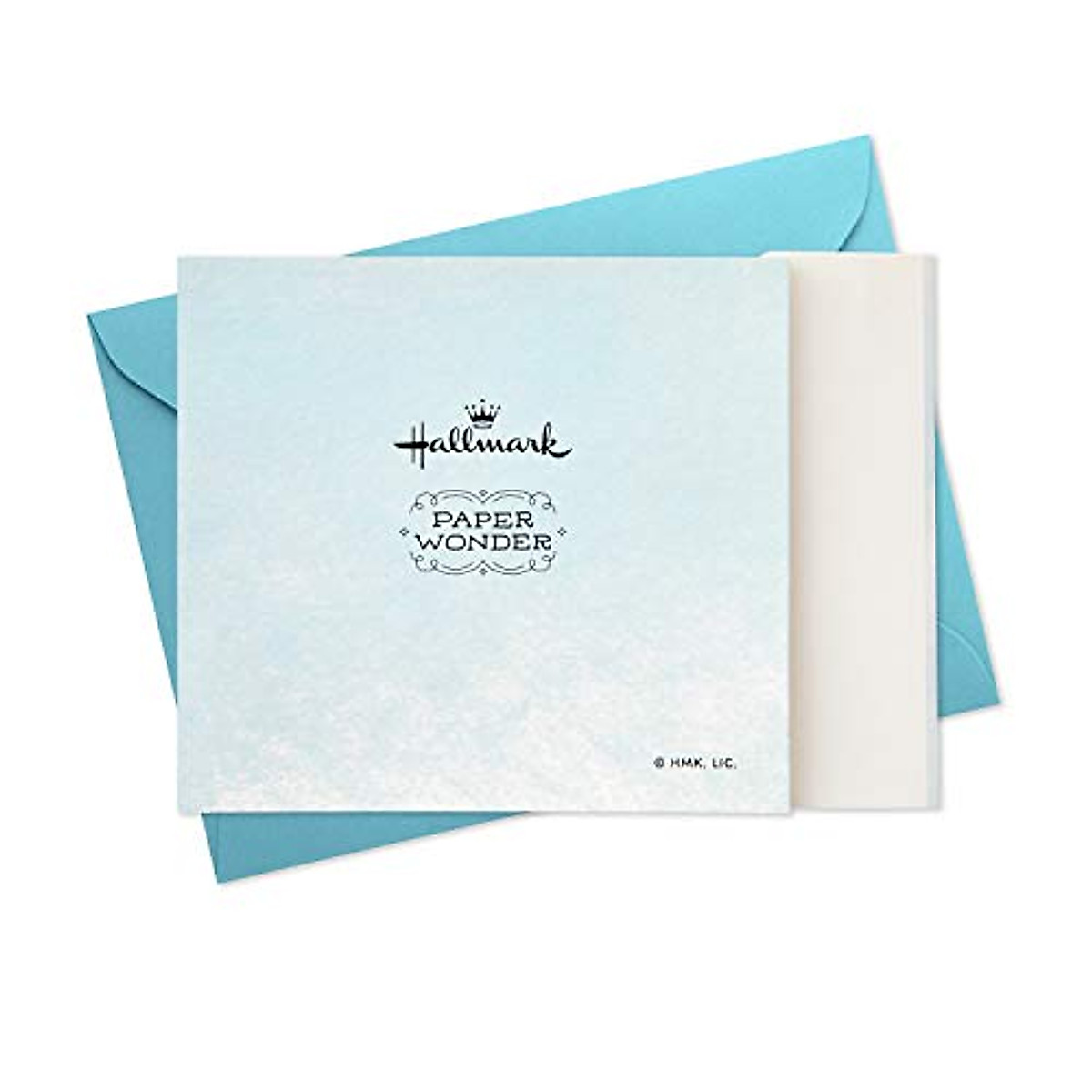 Hallmark Paper Wonder Paper Craft Baby Shower Card for Baby Boy (Stork) - 499RZW1027,4-x-5.5-inch