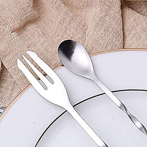 10 Inch Stainless Steel Cocktail Muddler and Mixing Spoon, 2 Pieces Home Bar Tool Bartender Set for Cocktails Mojitos Ice Fruit Drinks