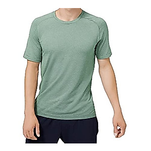 Lululemon Athletica Lululemon Mens Metal Vent Tech Short Sleeve Shirt (Sea Water/Tidewater Teal, L)