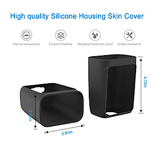 HOLACA Water-Proof Silicone Cover Protective Case for Eufy Solo Cam S40/S230 Camera Case Anti-Scratch Protective Cover for Full Protection