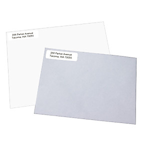 Avery Self-Adhesive Removable Labels, 0.5 x 1.75 Inches, White, 840 per Pack (05422)