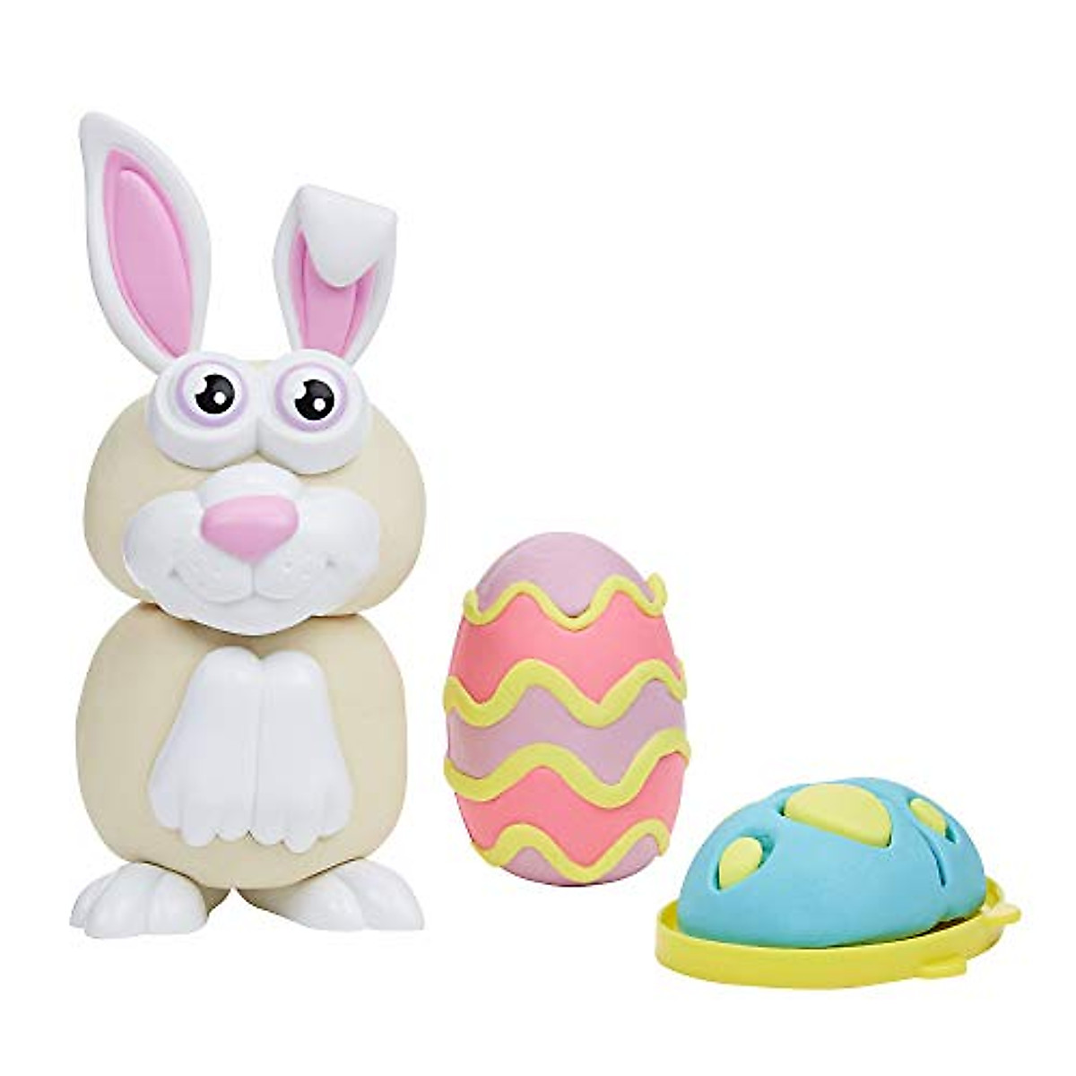 Play-Doh Easter Basket Toys 25-Piece Bundle; Make Your Own Easter Bunny Kit with Easter Eggs, Stampers, 10 Play-Doh 2-Ounce Cans (Amazon Exclusive)